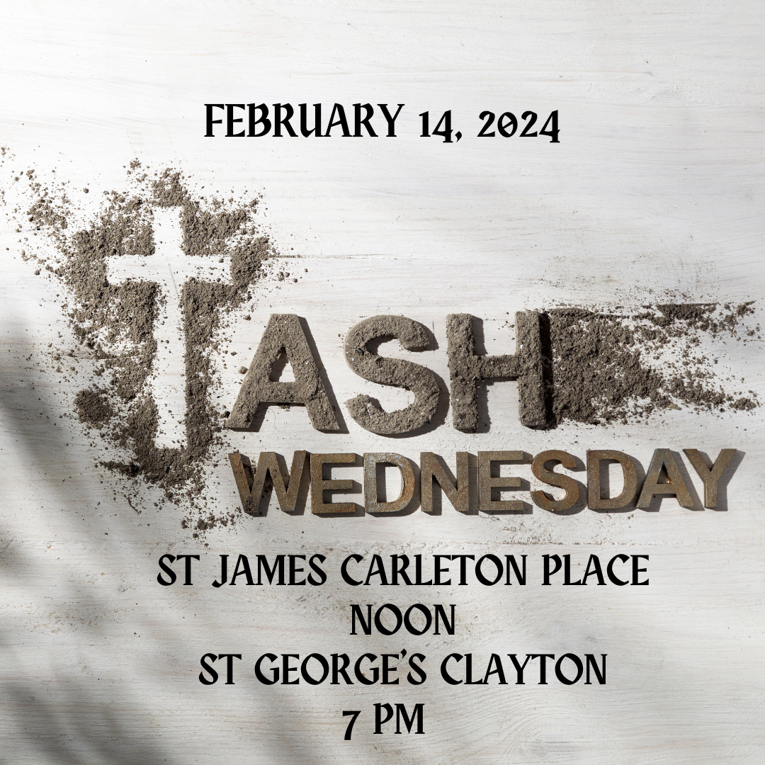 Ash Wednesday Service Times - St. James Anglican Church